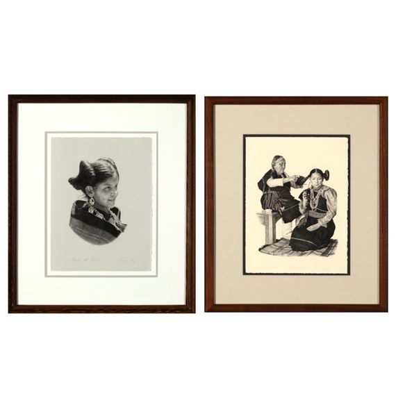 Steve Forbis | Hopi Girl, 1982 + The Butterfly, 1982 (1982) | MutualArt