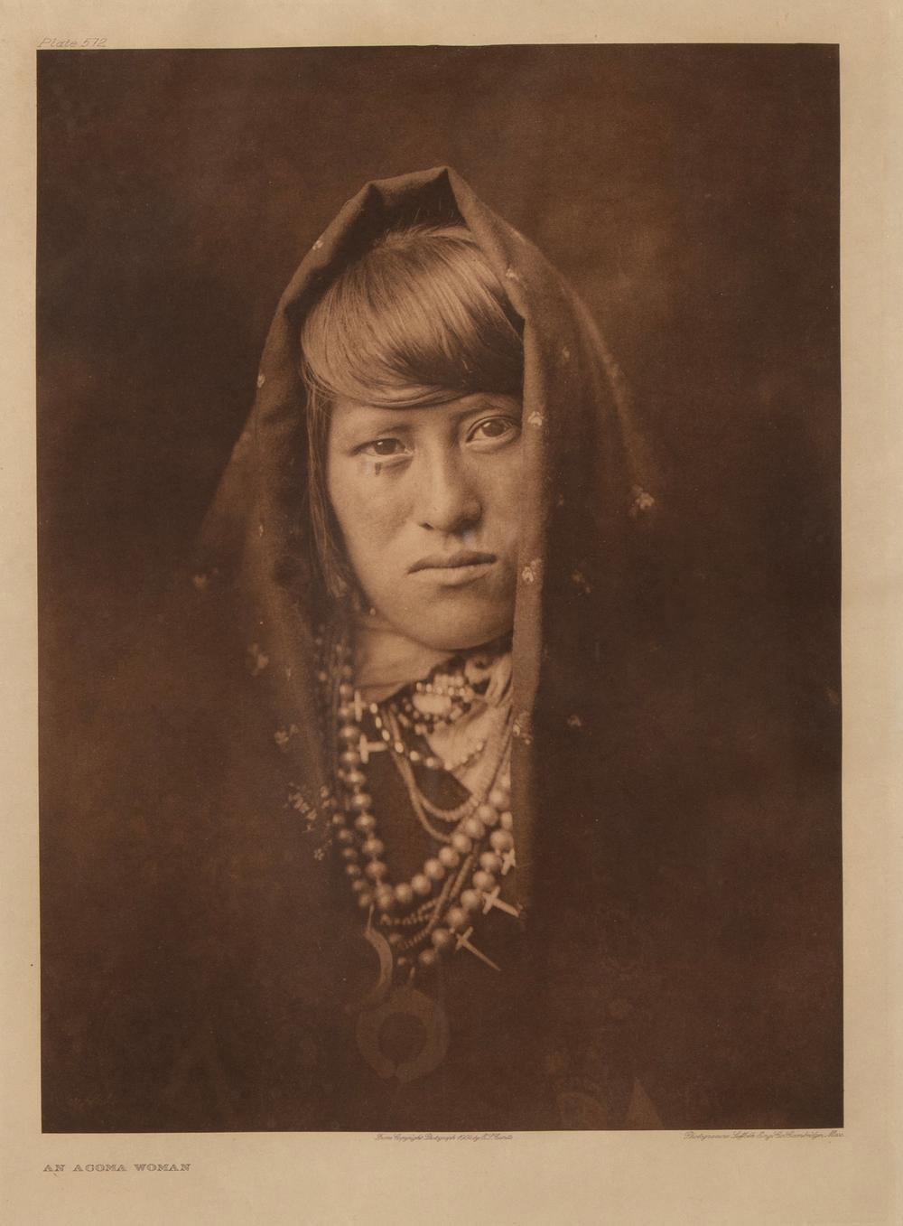 Edward S. Curtis | An Acoma Woman (1904) | MutualArt
