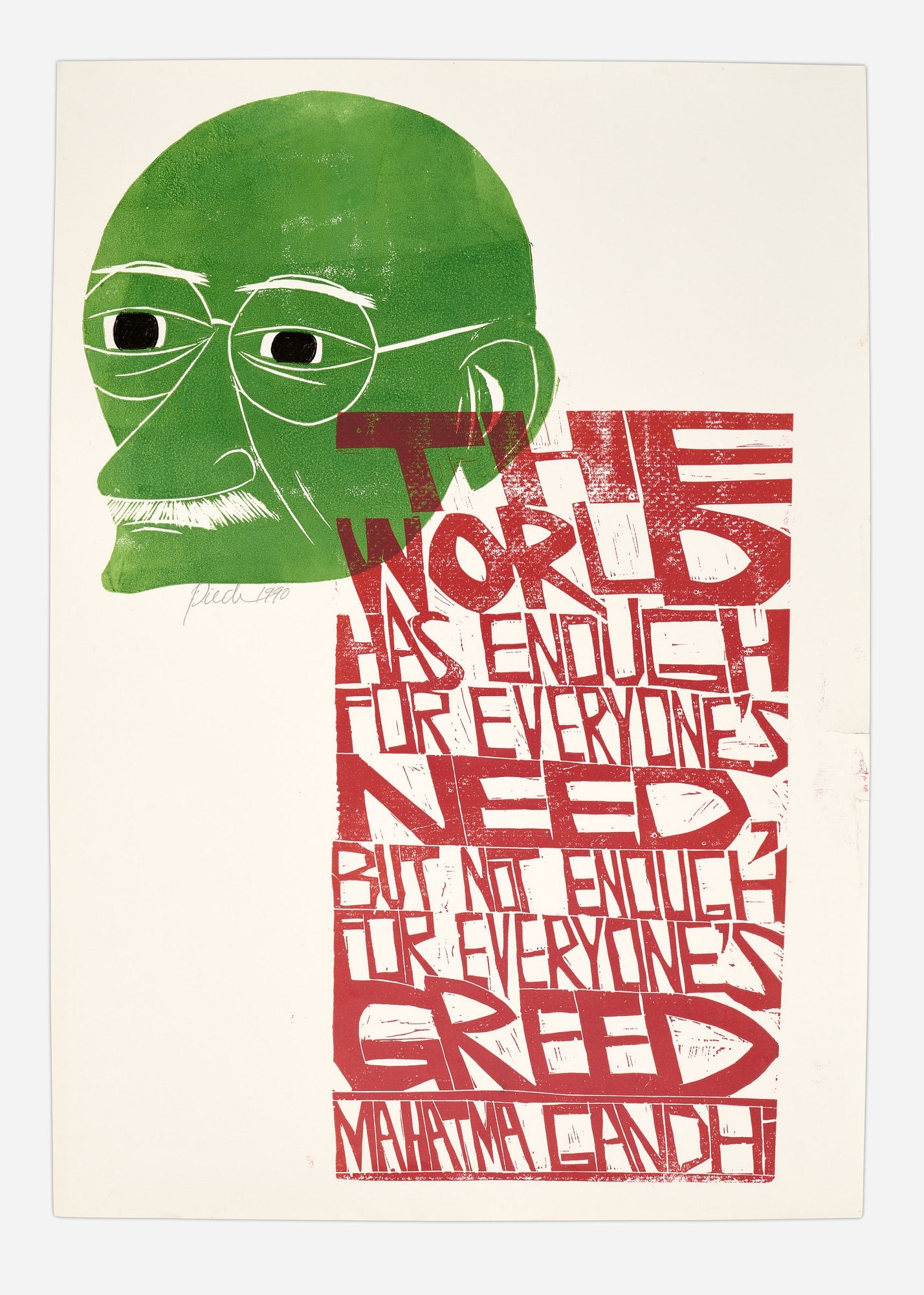 Paul Peter Piech | Group of 5 Linocuts (1978) | MutualArt