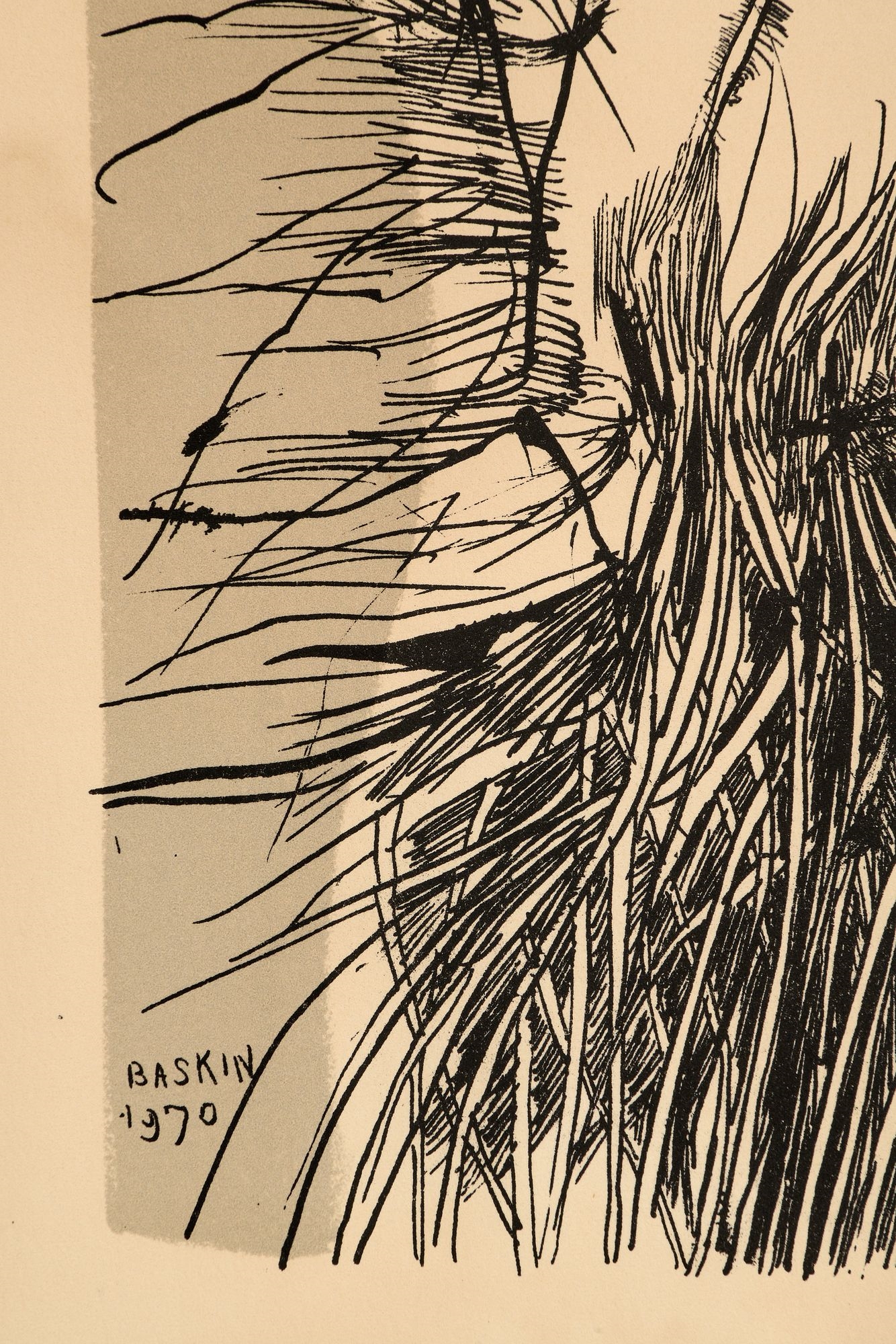 Leonard Baskin | Ahab with a Hat (1970) | MutualArt