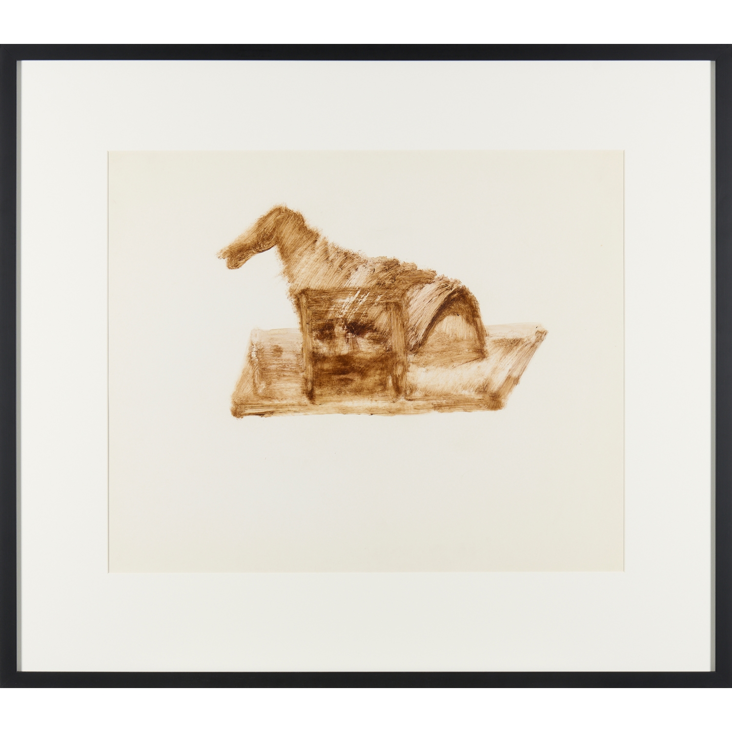 Sidney Nolan | Kelly and Horse c.1961 (Circa 1961) | MutualArt