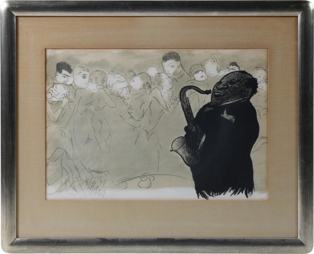 Marcel Vertès | THE SAX PLAYER | MutualArt