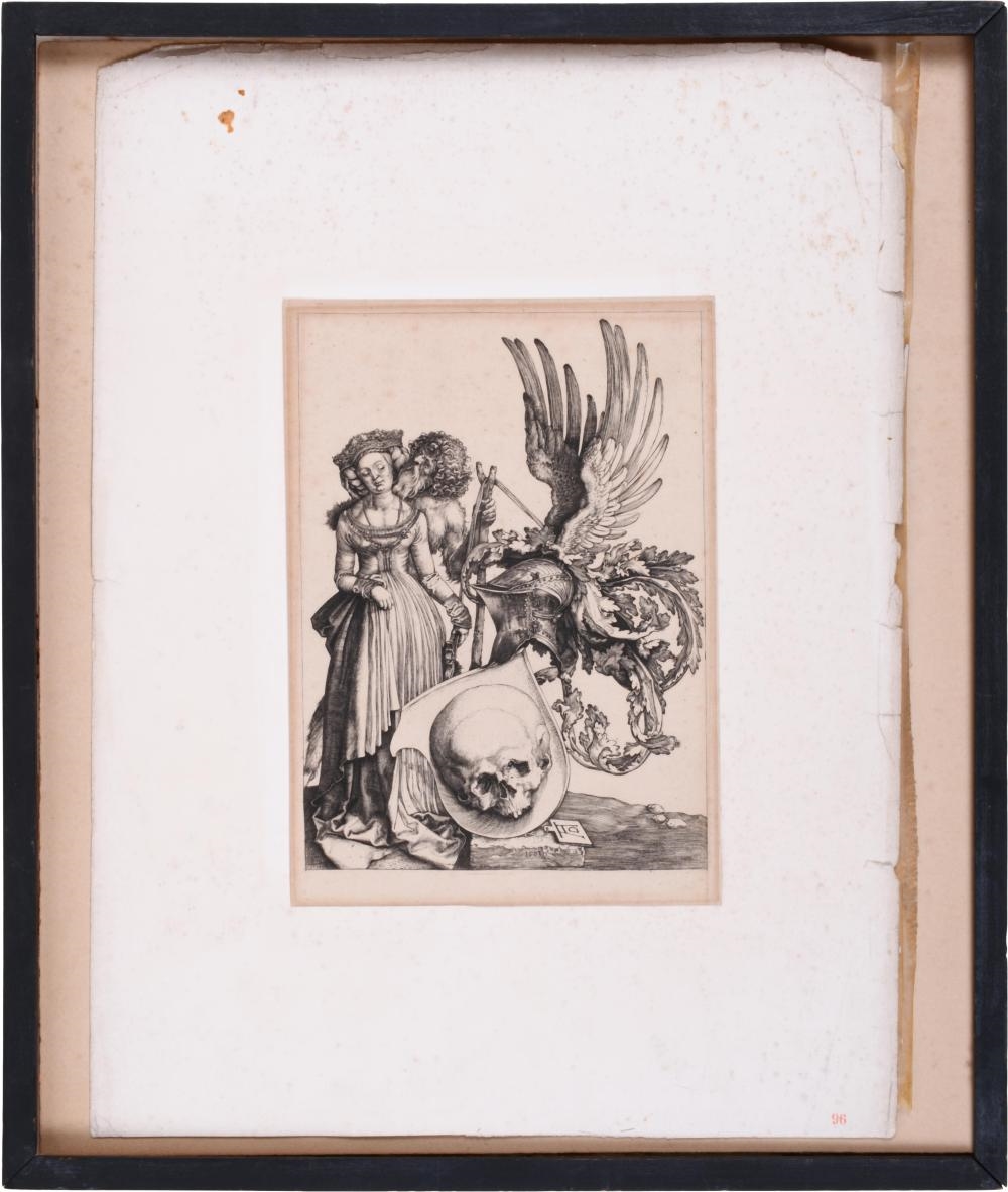 Albrecht Dürer | COAT OF ARMS WITH A SKULL | MutualArt