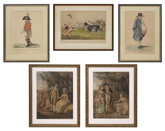 Robert Sayer | A pair of late 18th century prints of the Seasons ...