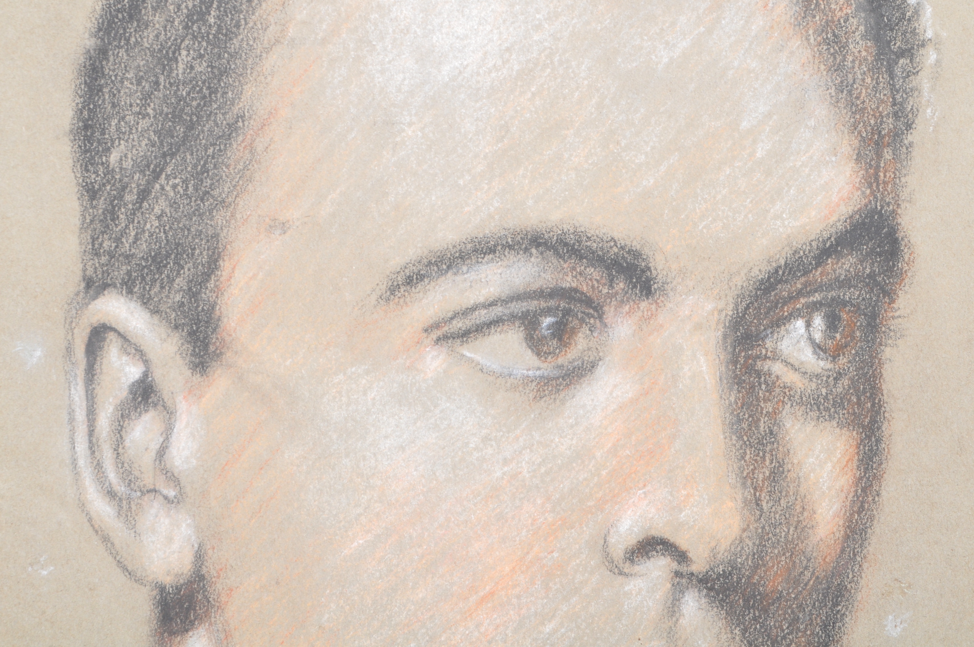 Philip Poyser | STUDY FOR HERBERT LOM - CHARCOAL ON PAPER | MutualArt