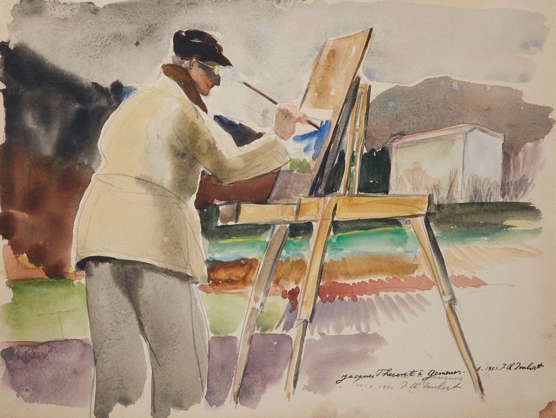 Jean-Claude Imbert | Jacques Thévenet in Gemenos Watercolor (2010 ...