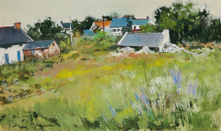 Jacques Thévenet | Hamlet landscape | MutualArt