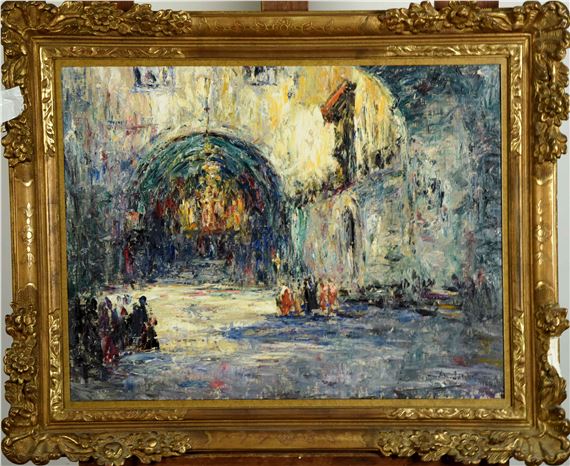 Armand Jamar | l'Entrée des Souks (1922) | MutualArt