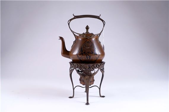 Carl Deffner | Théière sur son réchaud (Circa 1900) | MutualArt