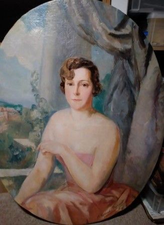 albert-fernand-renault-portrait-de-madame-dubois-huile-sur-toile