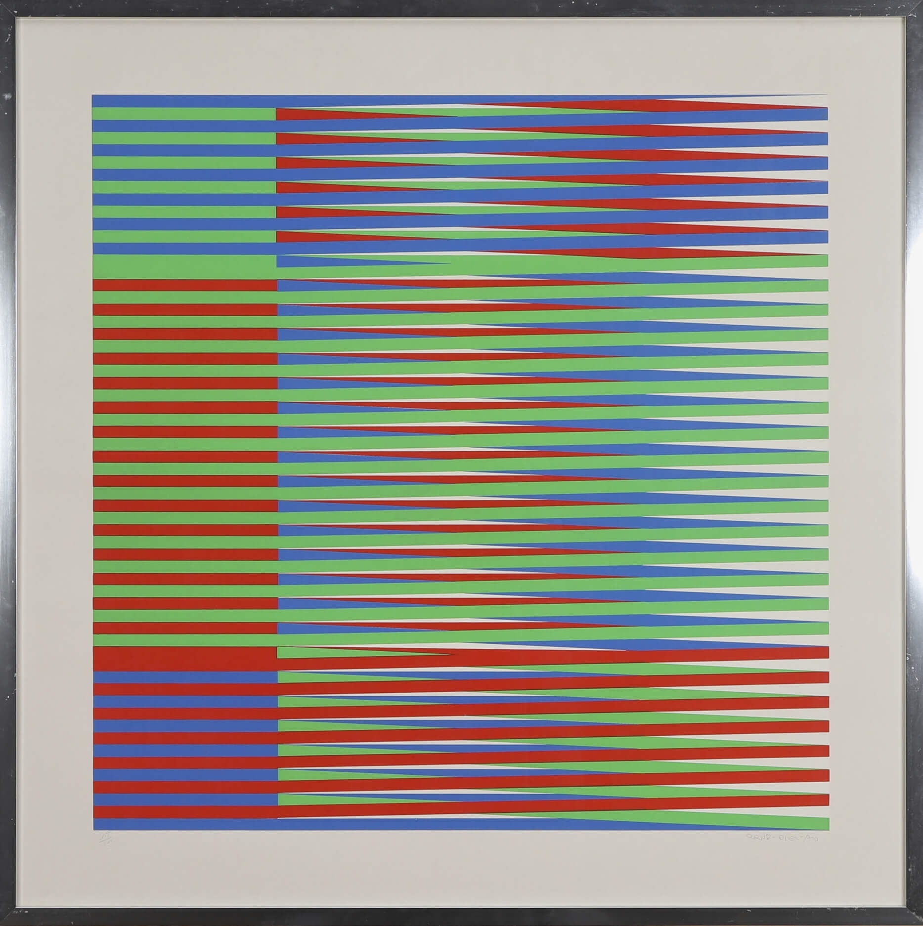 Carlos Cruz-Diez | Four plates, from: Couleur Additive (1970) | MutualArt