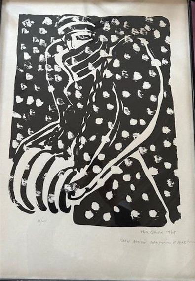 Per Spook | Femme au manchon Lithographie en noir Justifié 82/100 (1939 ...