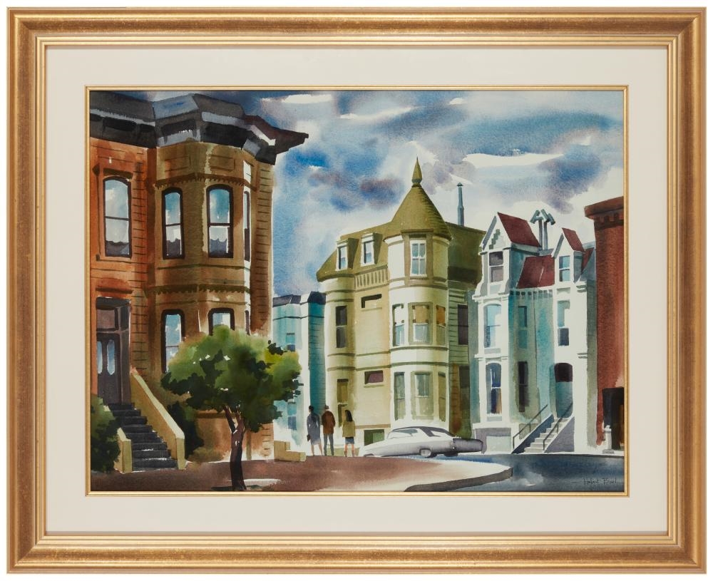 Hubert Buel | Street scene in San Francisco | MutualArt