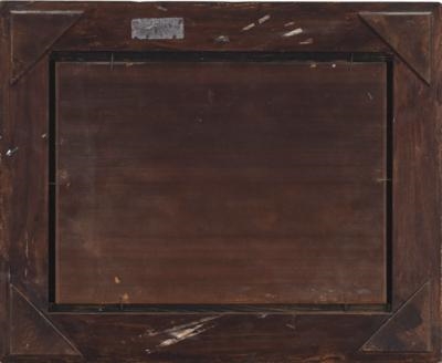 Emil Volkers | A saddled horse in a stable (1903) | MutualArt