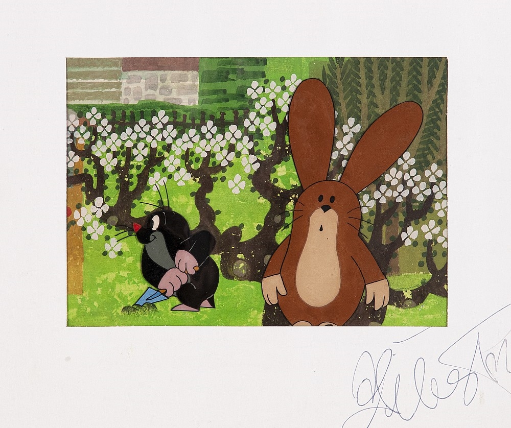 Zdeněk Miler | A mole with a train | MutualArt