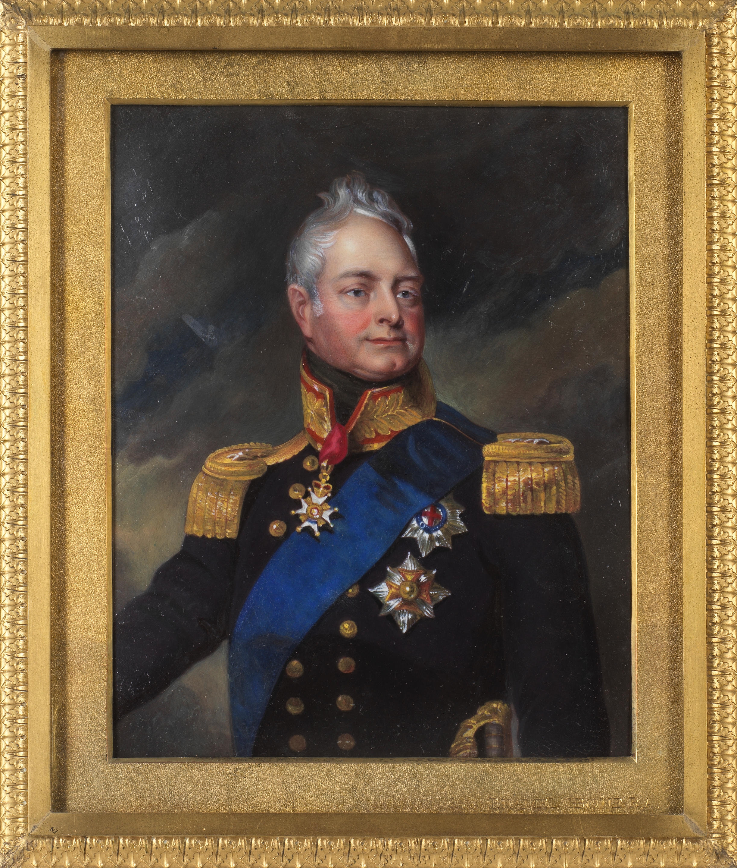 Henry Bone | Portrait of William IV, half-length, wearing the Order of ...