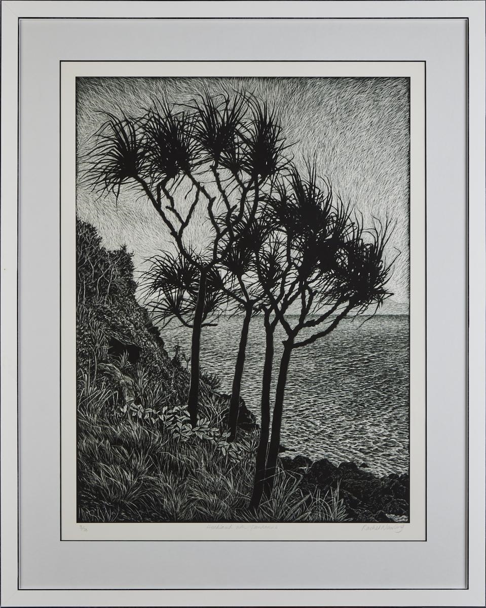 Rachel Newling | RACHEL NEWLING Headland with Pandanus (2018) | MutualArt