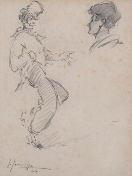 Joaquín Terruella Matilla | JOAQUIM TERRUELLA MATILLA (1891-1957). Sketch for Dancer and ...