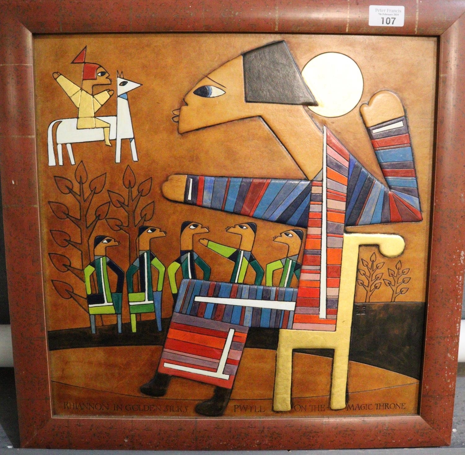 John Cleal | Rhiannon in golden silks | MutualArt