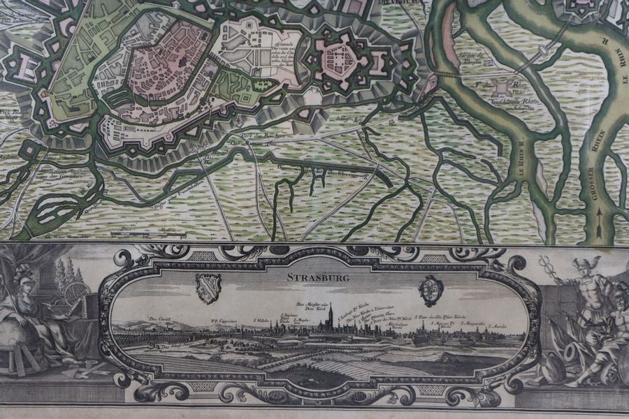 Georg Matthäus Seutter | Matthaus SEUTTER, d'après Carte de la ville ...