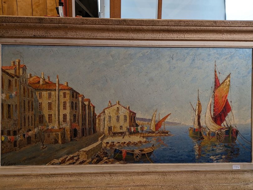 Xavier Sager | Voiliers en Méditerranée | MutualArt