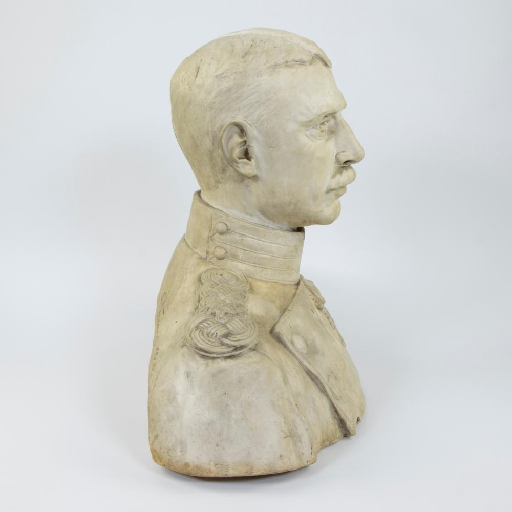 Carl Theodore Wegener | plaster bust of Christian X of Denmark (1912 ...
