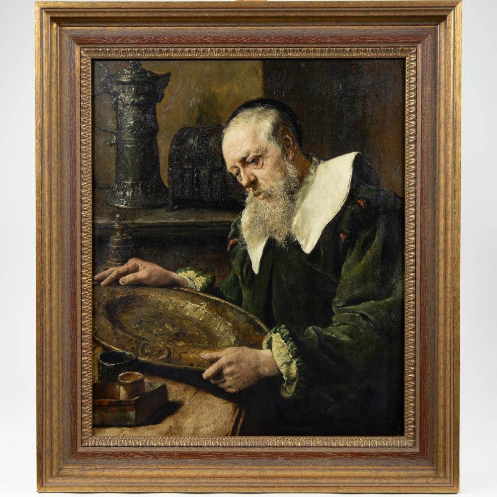 Léon Brunin | oil on panel The coppersmith | MutualArt