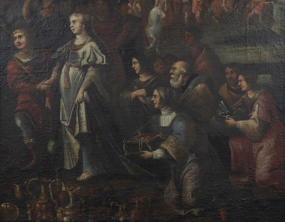 Flemish School 17th Century | 17th century oil on canvas marouffled on panel, Flemish school ...