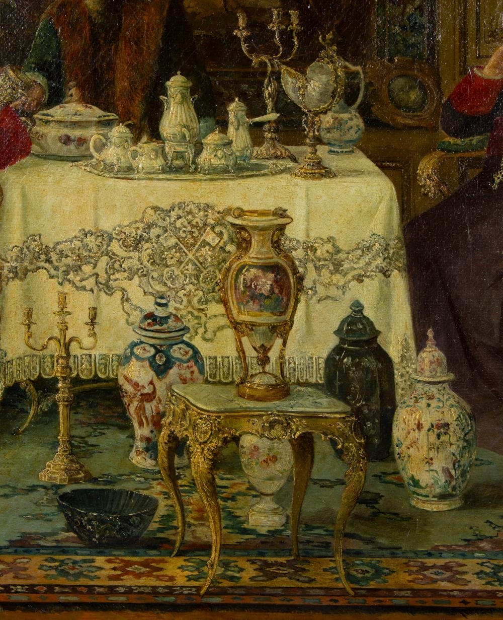 Louis Van Hoorde | oil on canvas Les cardinaux et les antiquités ...