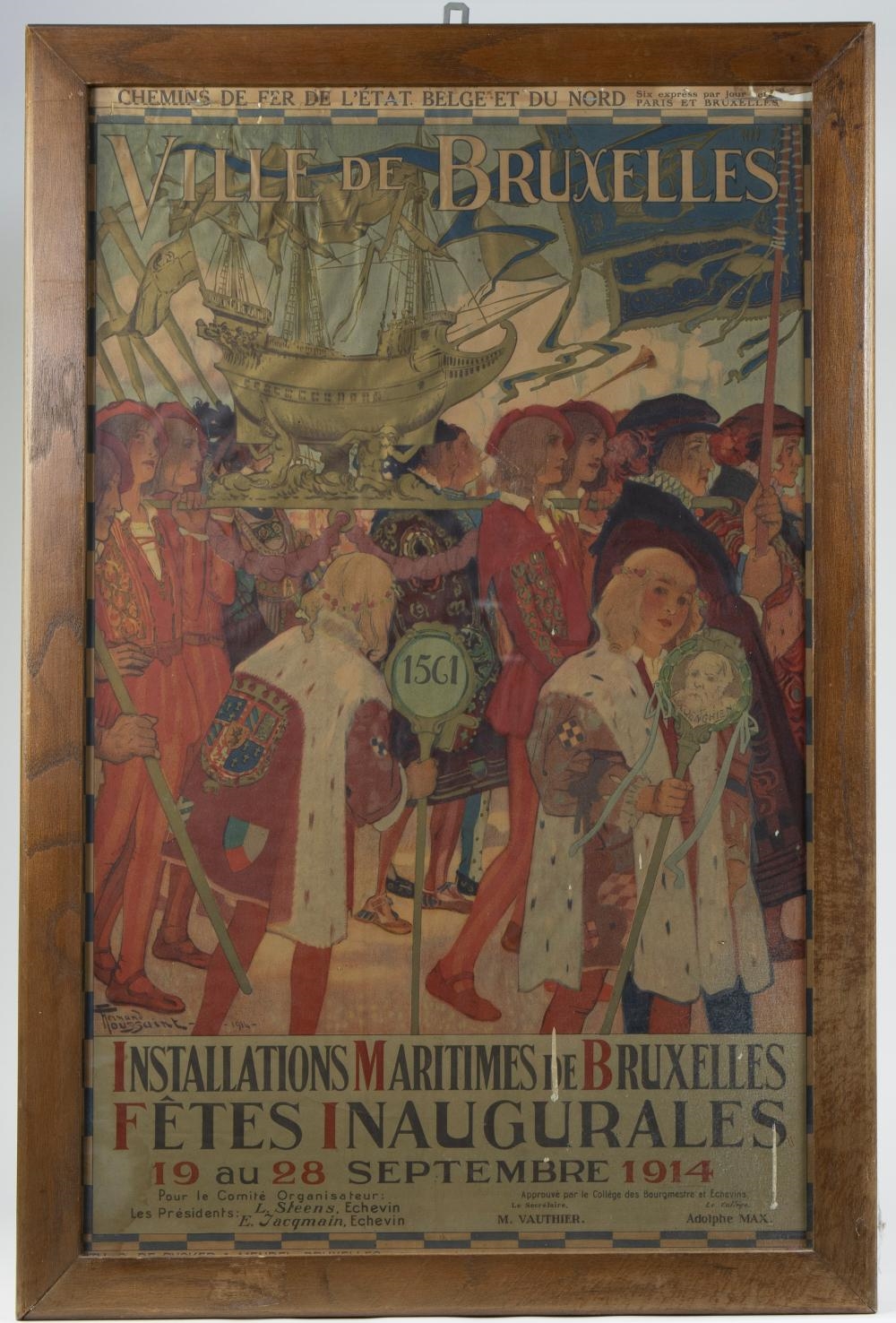 Fernand Toussaint | poster City of Brussels (1914) | MutualArt