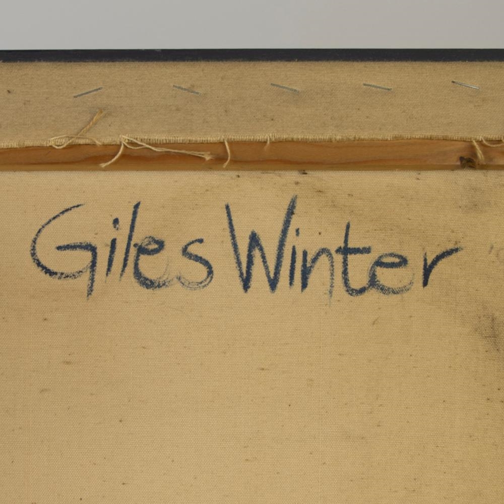 Giles Winter | oil on canvas Old man in the orangery | MutualArt