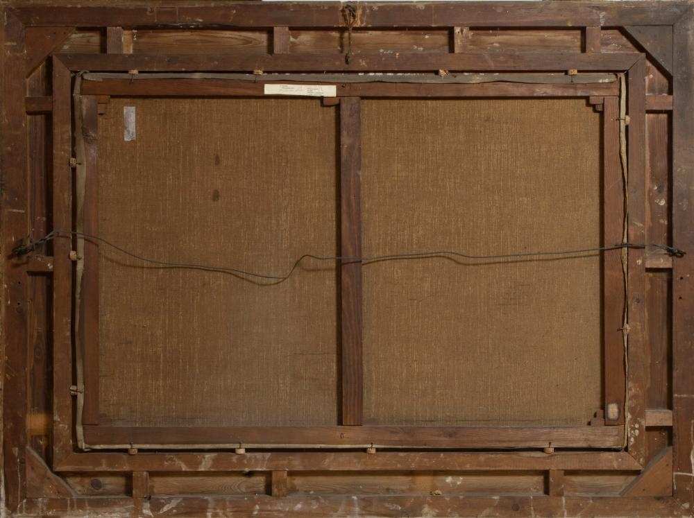 Henri Houben | oil on canvas Animated scene with mill | MutualArt