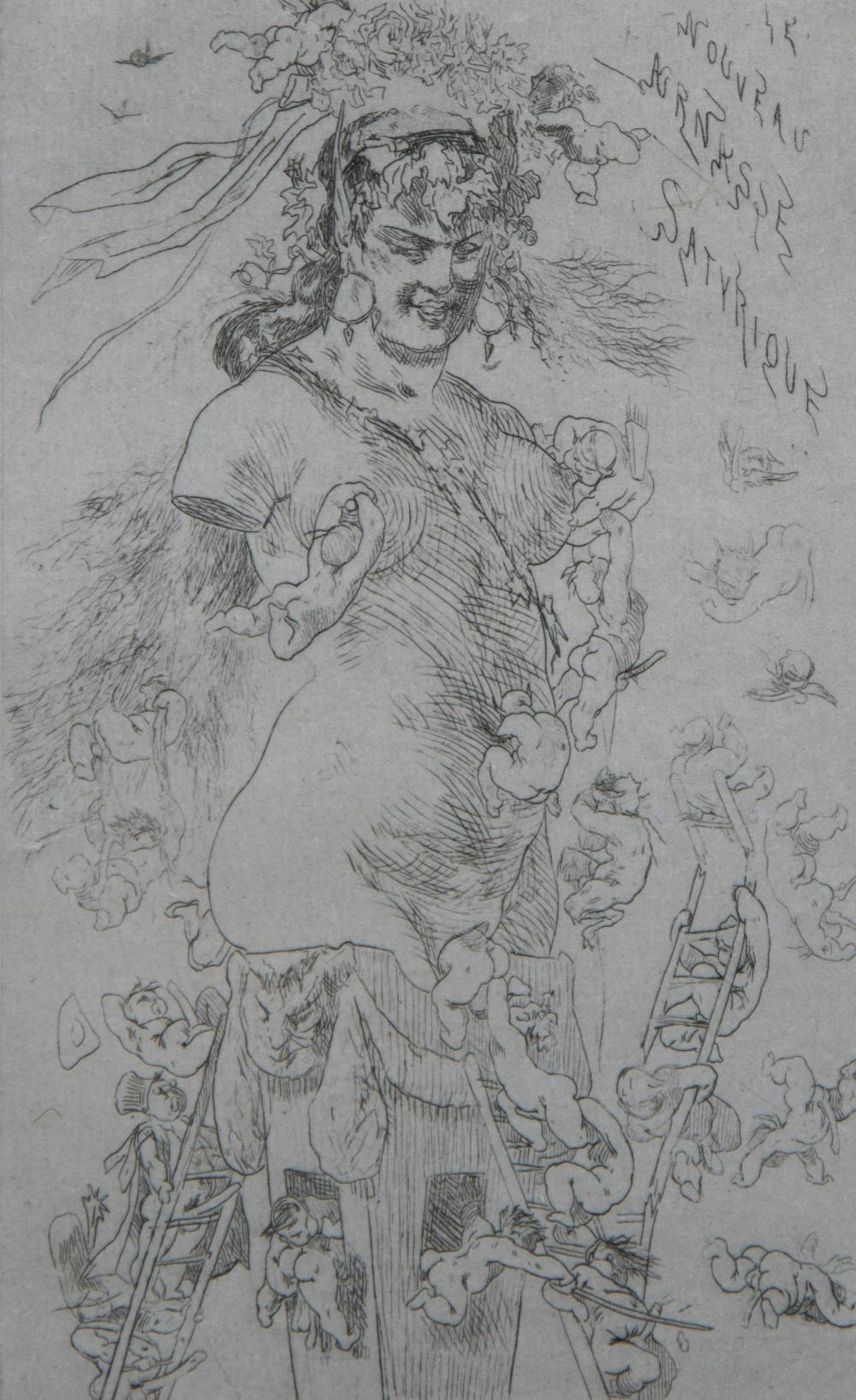 Félicien Rops | GIRL IN DRESS | MutualArt