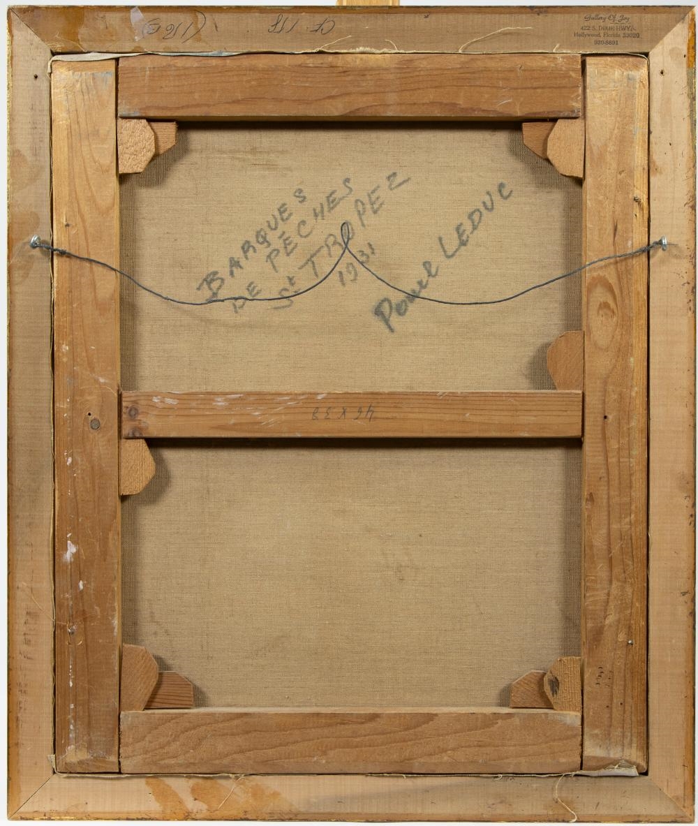 Paul Leduc | oil on canvas Voilier de pêche (1931) | MutualArt