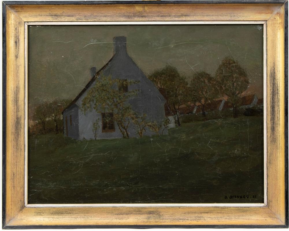 Albert Servaes | oil on canvas The House of Doortje (1911) | MutualArt