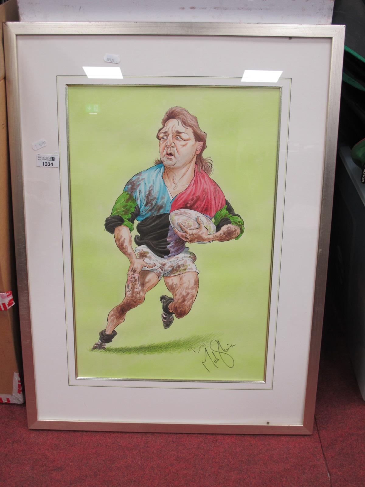 John Ireland | a caricature drawing of Matt Symons | MutualArt