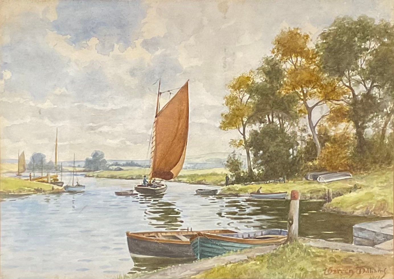 Warren Williams | A Gentle Sail | MutualArt