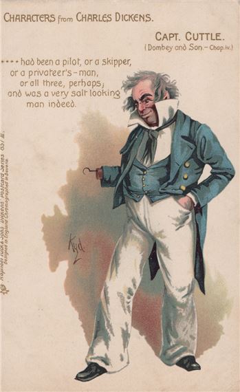 Charles Dickens | A collection of 19 postcards of literary interest ...