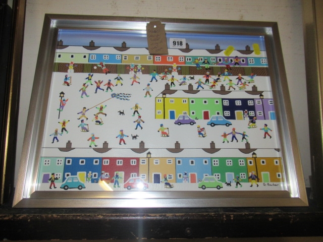 Gordon Barker | GORDON BARKER ORIGINAL STREET SCENE | MutualArt