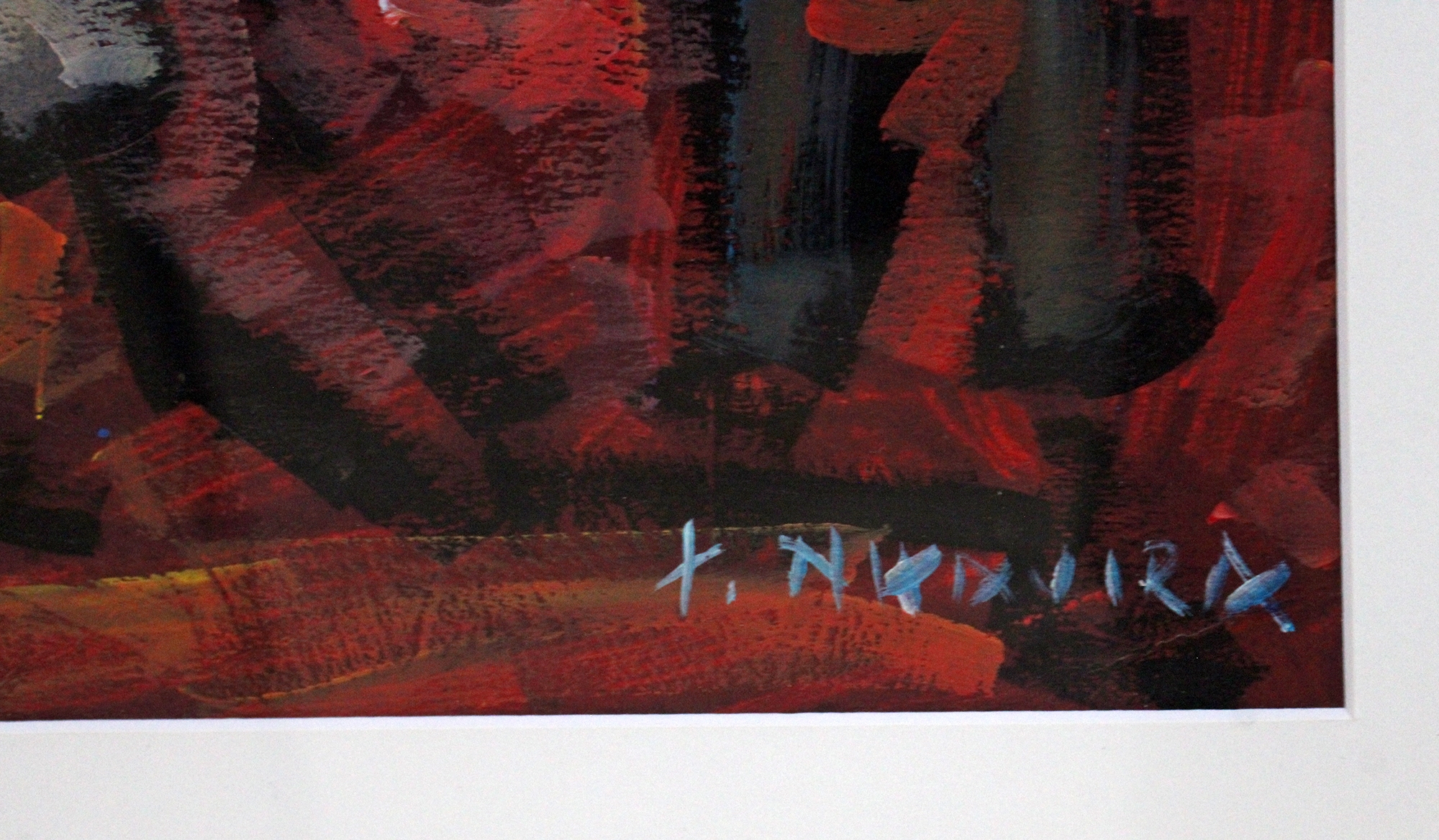 Tendai Nahvira | FIGURES IN FRONT OF A COTTAGE | MutualArt