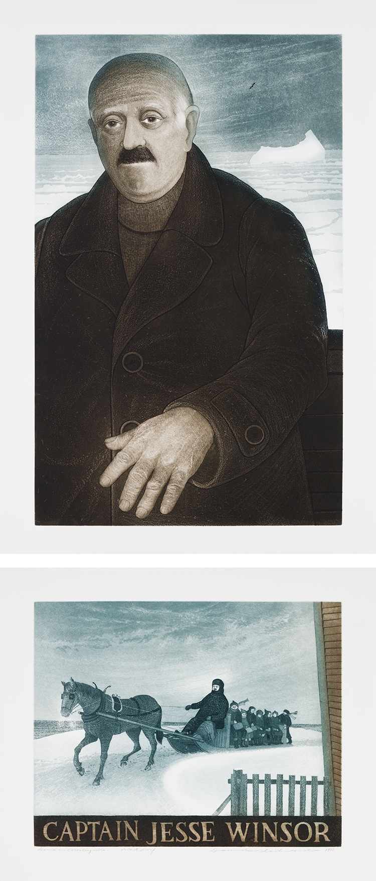 David Blackwood | Wesleyville Fleet in the Labrador Sea (1995) | MutualArt