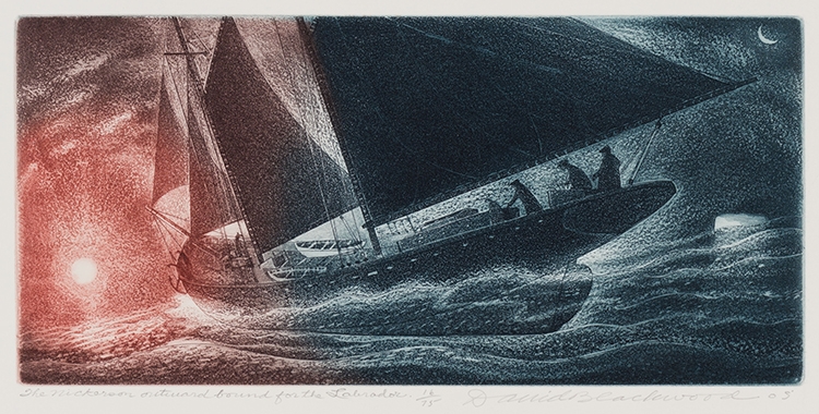 David Blackwood | Wesleyville Fleet in the Labrador Sea (1995) | MutualArt