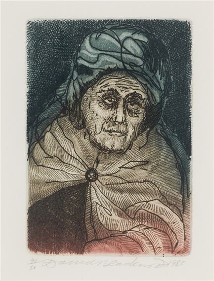 David Blackwood | Old Mummer (1983) | MutualArt