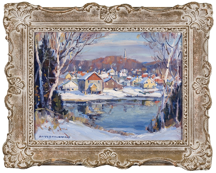 Manly Edward MacDonald | Town in Winter | MutualArt