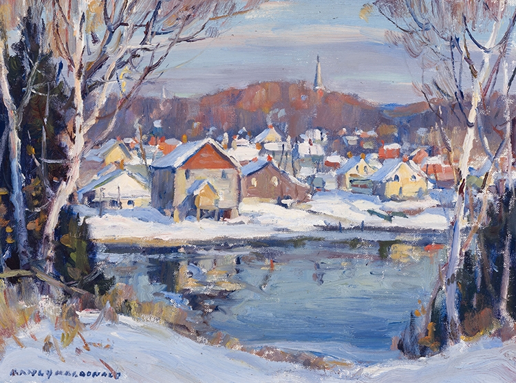 Manly Edward MacDonald | Town in Winter | MutualArt