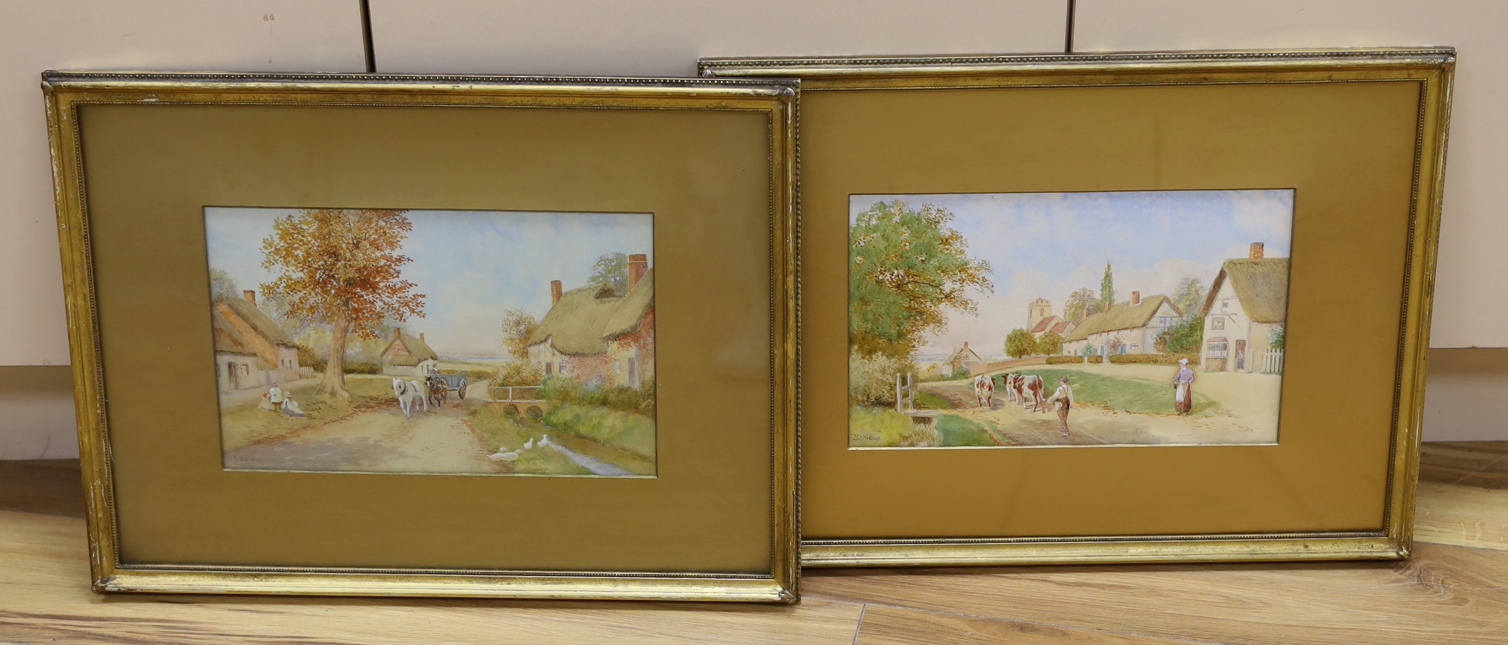 Robert Hollands Walker | village street scenes | MutualArt