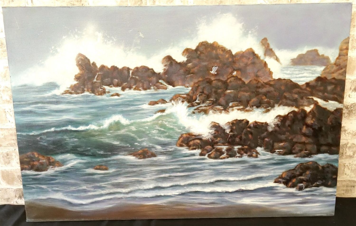 Glen Fortune Banse | Ocean Scene with Seagulls | MutualArt