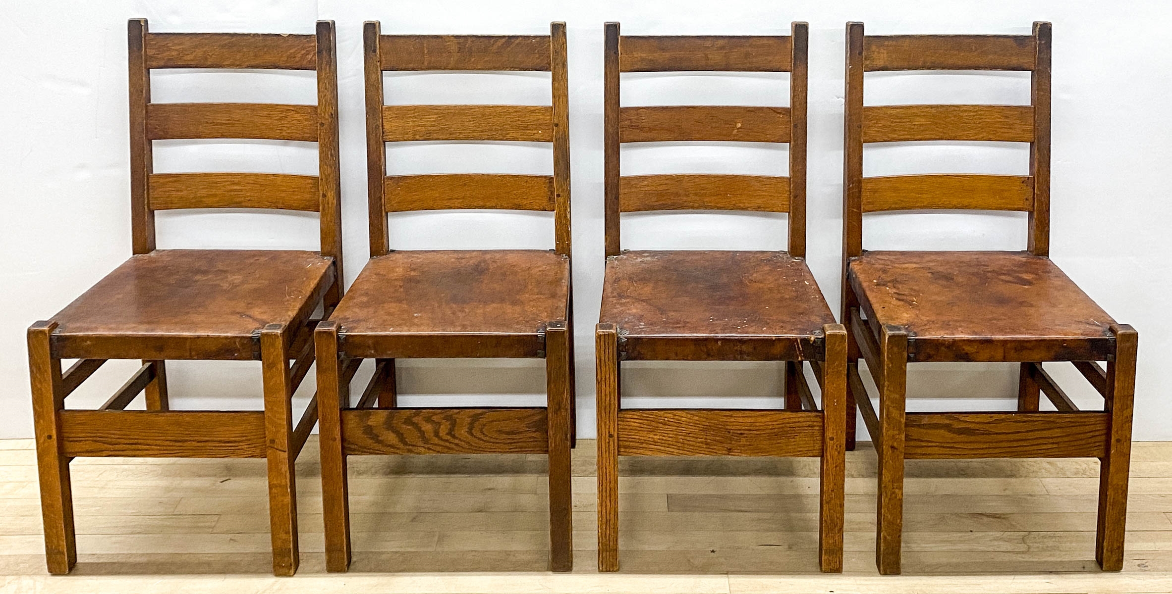 Gustav Stickley | Gustav Stickley Dining Chairs, Set of Four | MutualArt
