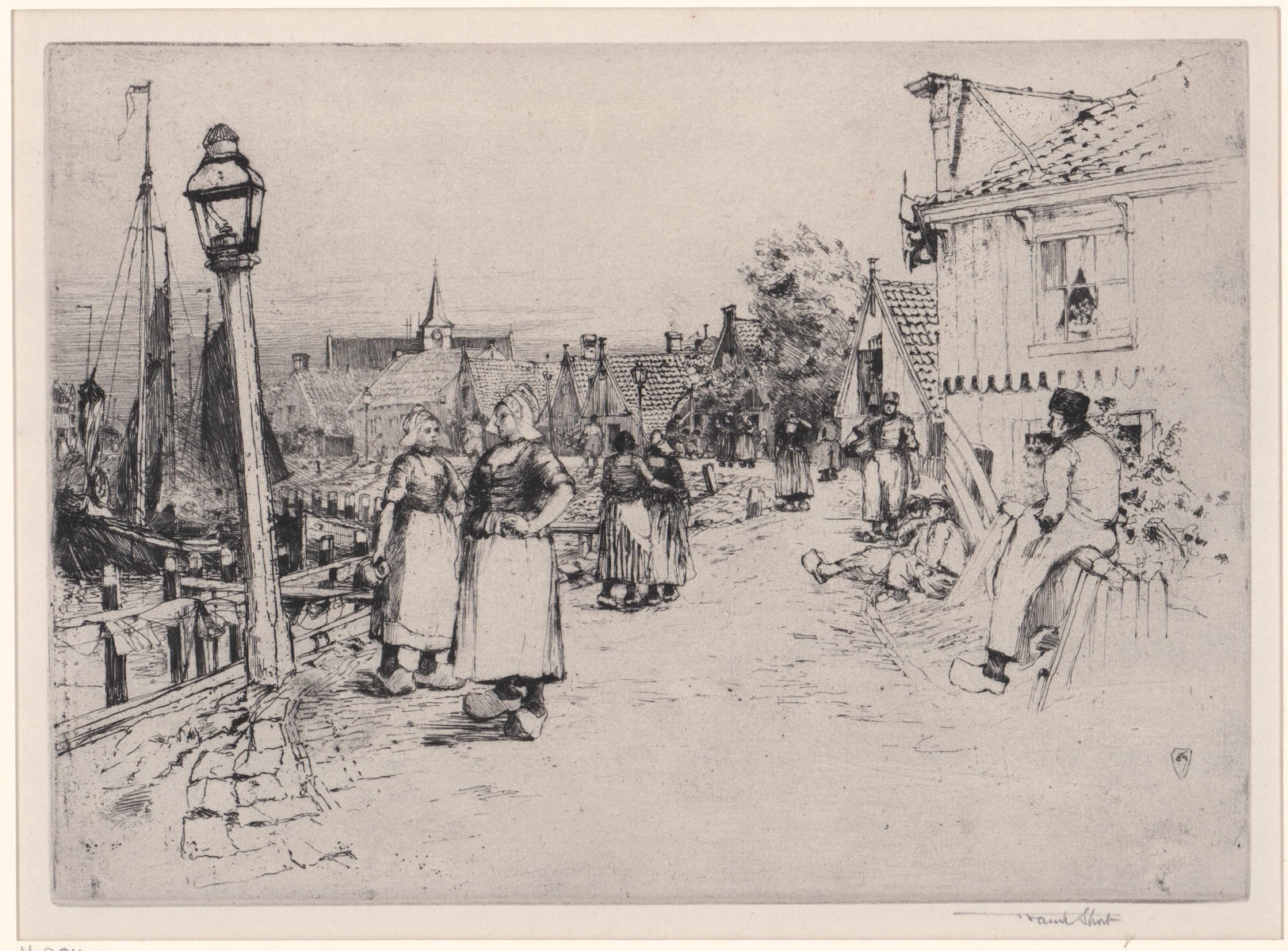 Frank Short | Frank Short 'Noon on the Zuider Zee' | MutualArt