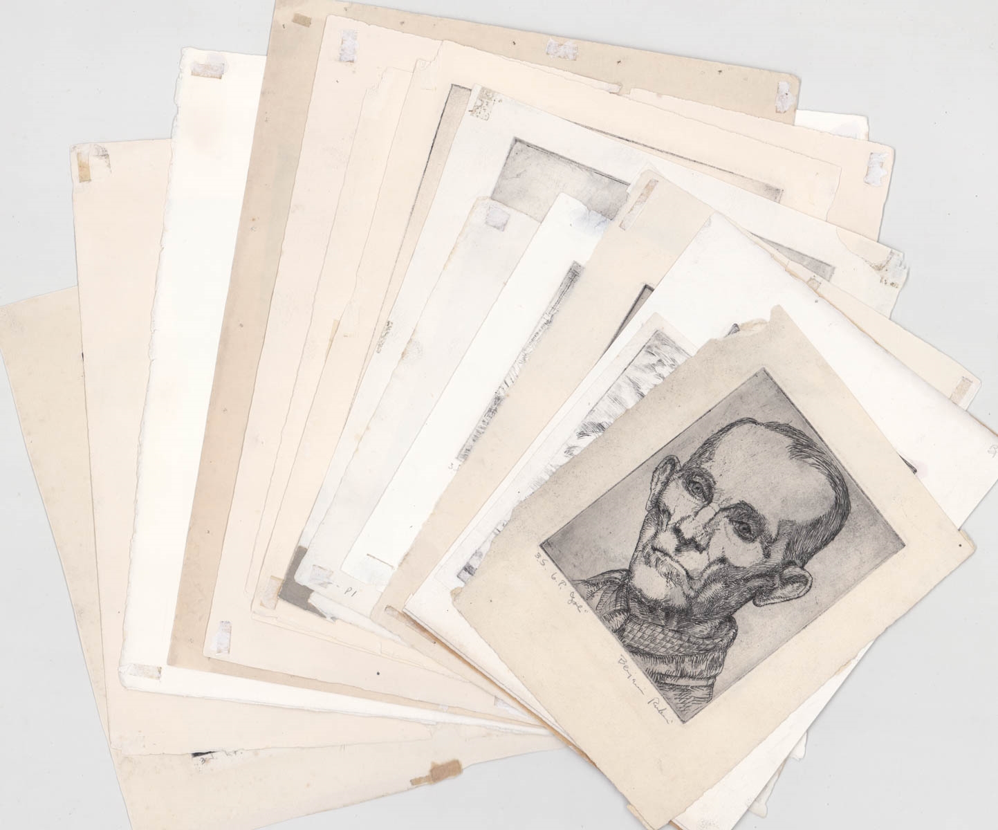 Benjamin Rubin | Benjamin Rubin (14) Signed Etchings | MutualArt